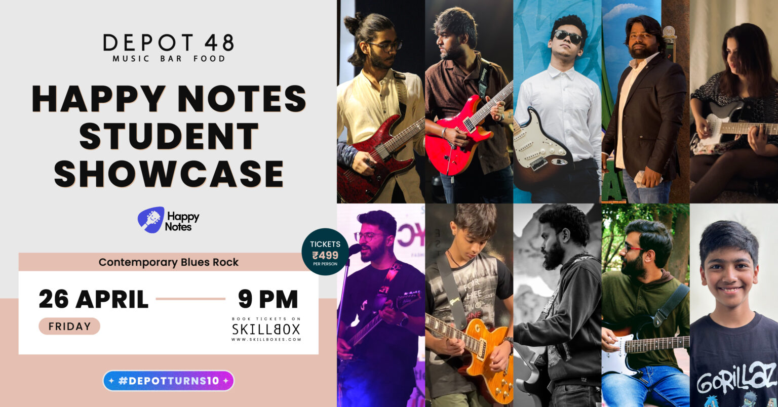 Happy Notes Music | Learn Guitar Online | Learn Music | Online Electric ...